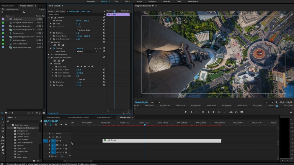 How to Vignette Footage in Adobe Premiere CC - Michael Shainblum ...